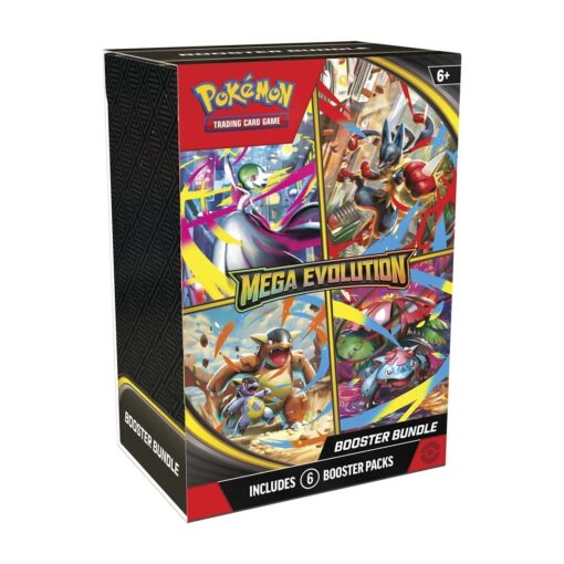 Pokémon TCG: Mega Evolution Booster Bundle (6 Packs) – Pokémon Center ...